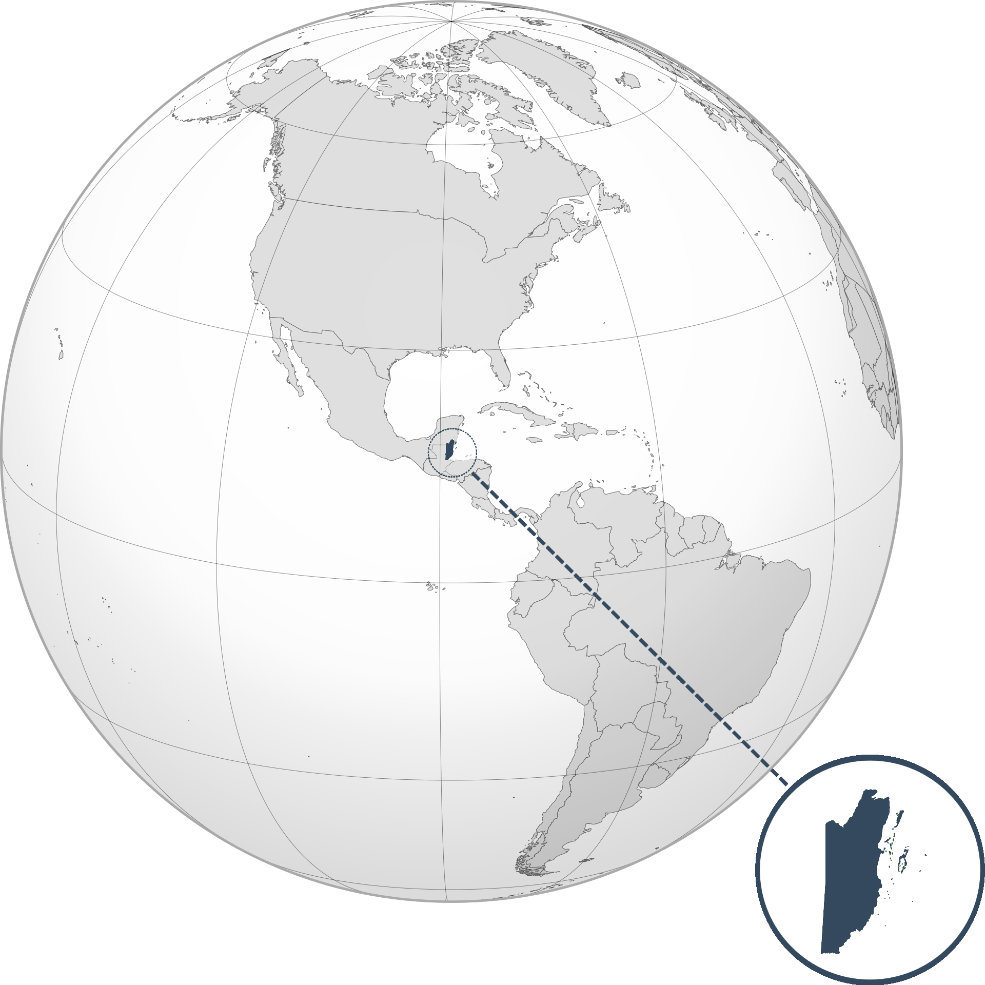 Belize - Power plug, socket & mains voltage in Belize