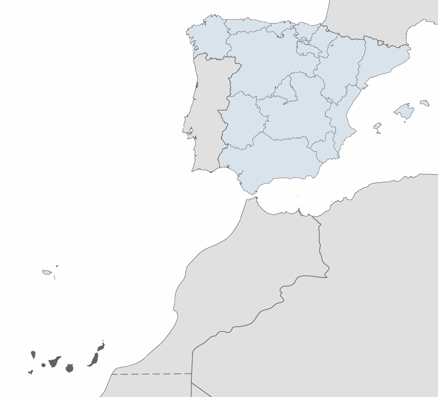 Canary Islands - Power plug, socket & mains voltage in the Canary Islands