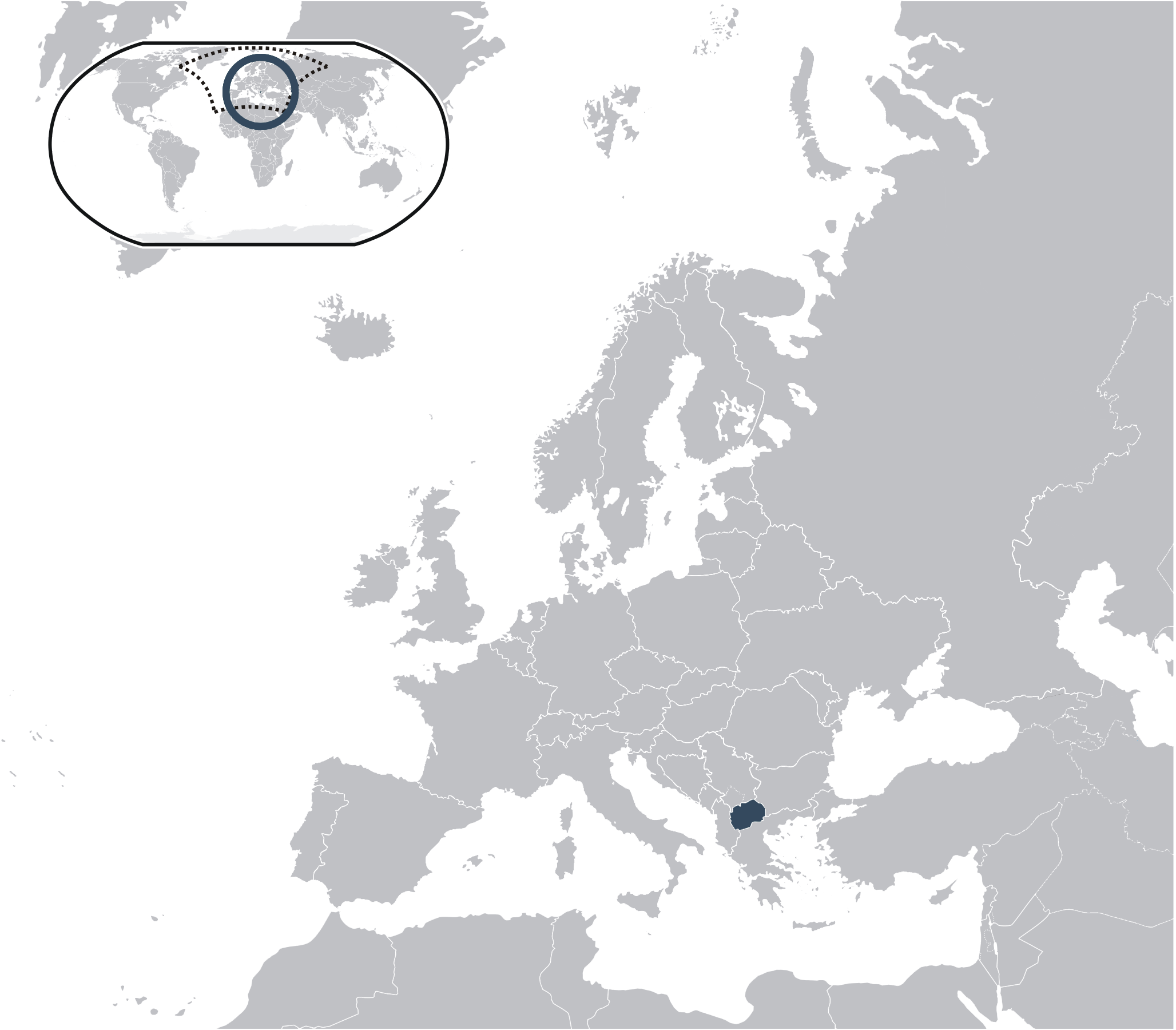 North Macedonia - Power plug, socket & mains voltage in North Macedonia