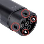 EV charging connector & inlet Type 2