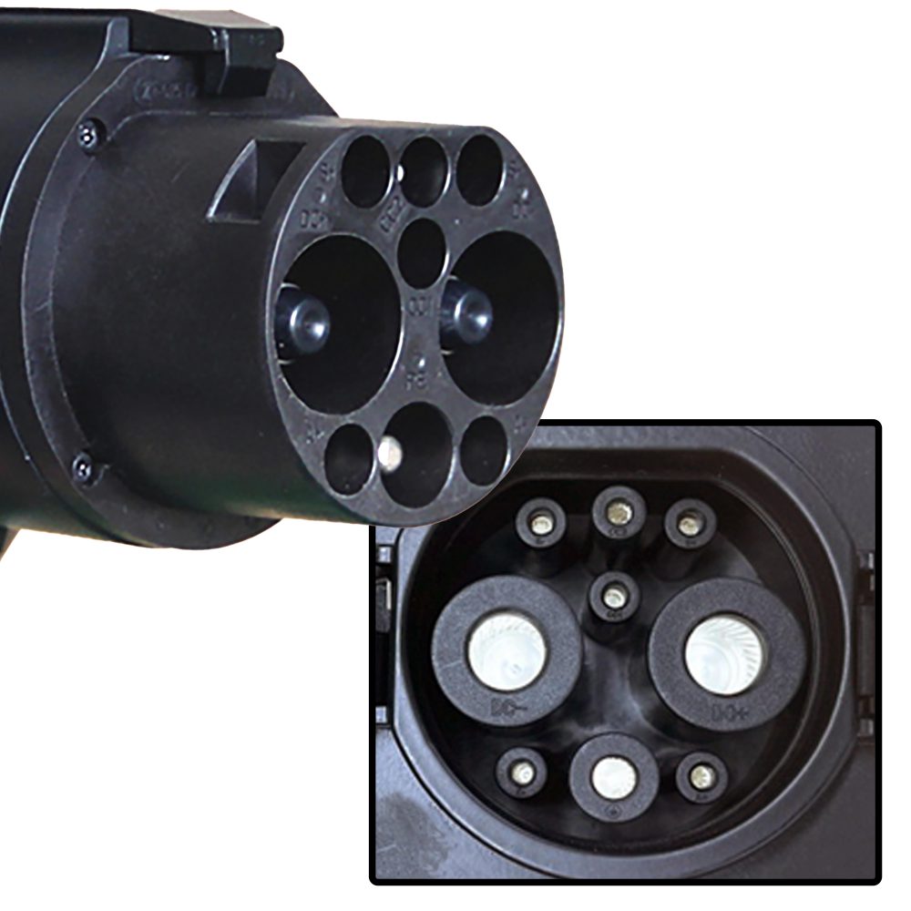 Electric vehicle charging connector types