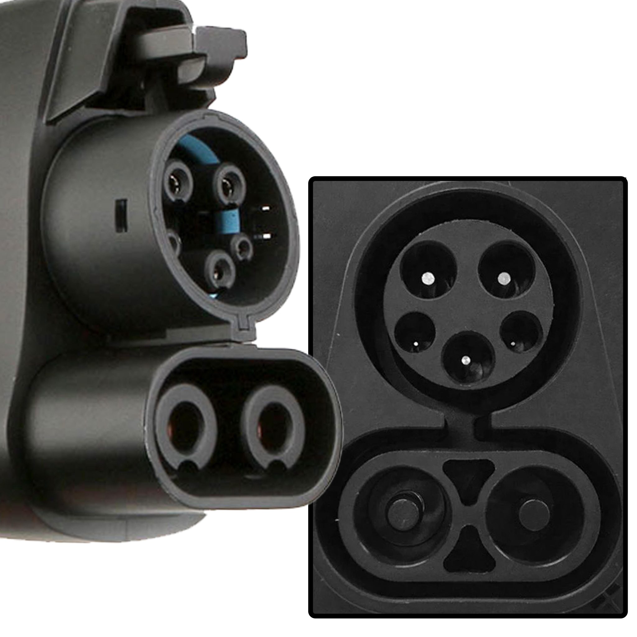 Electric vehicle charging connector types