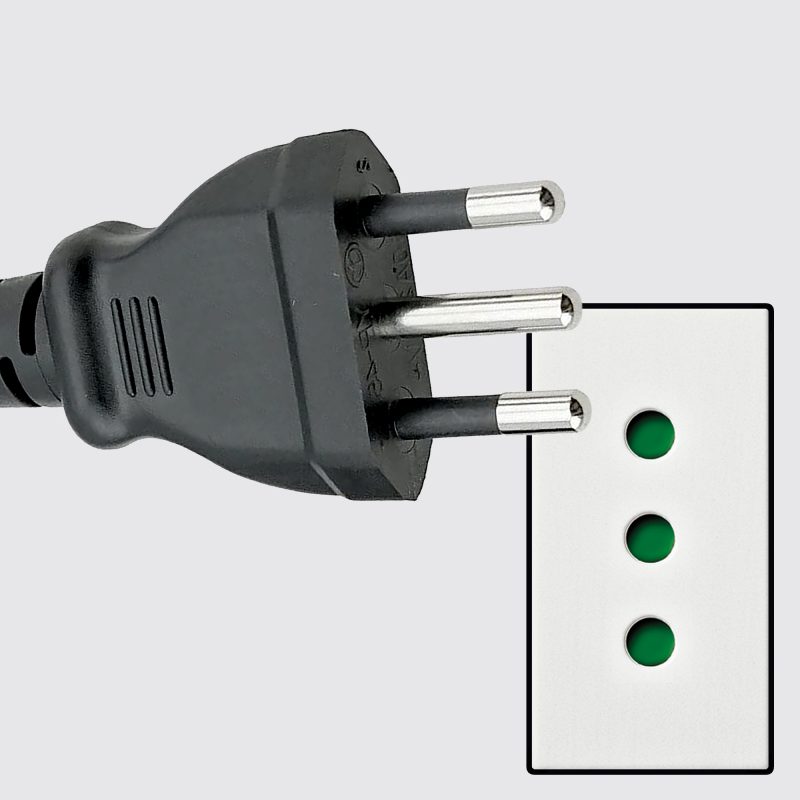 Syria - Power plug, socket & mains voltage in Syria